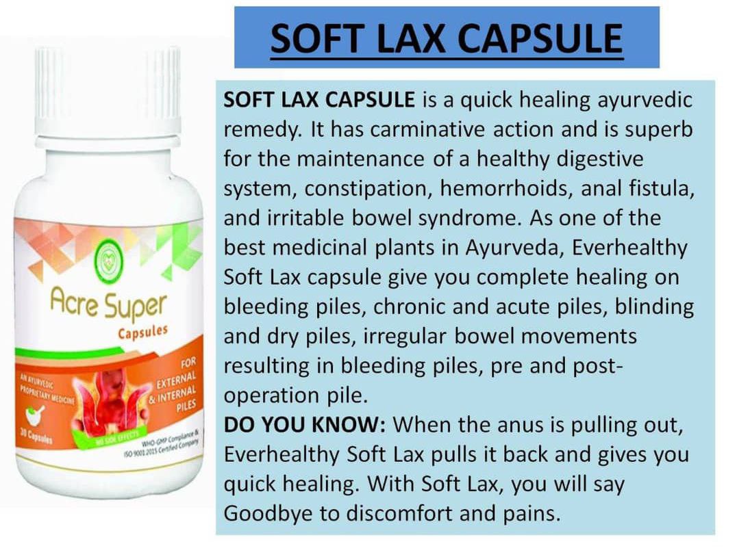 SOFT LAX CAPSULE - Eastend Health and Botanicals