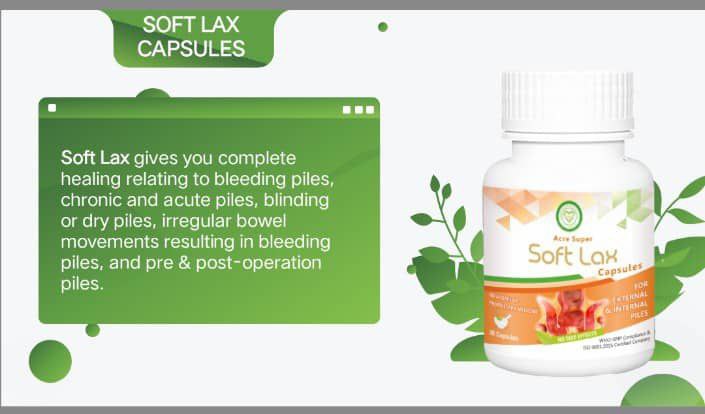 SOFT LAX CAPSULE - Eastend Health and Botanicals